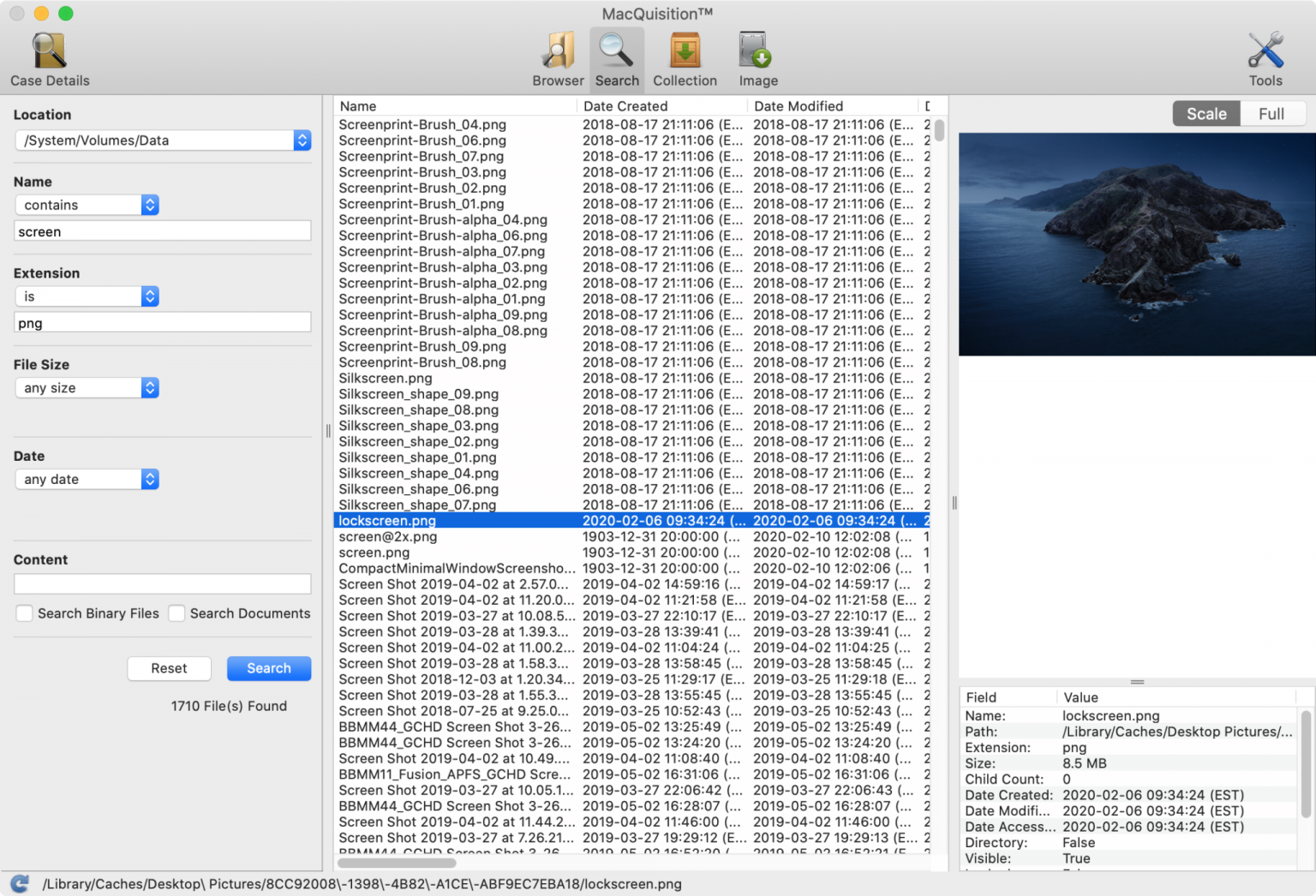 Digital Collector（旧MacQuisition）の製品詳細 | クオリティネット サイバーフォレンジック事業部