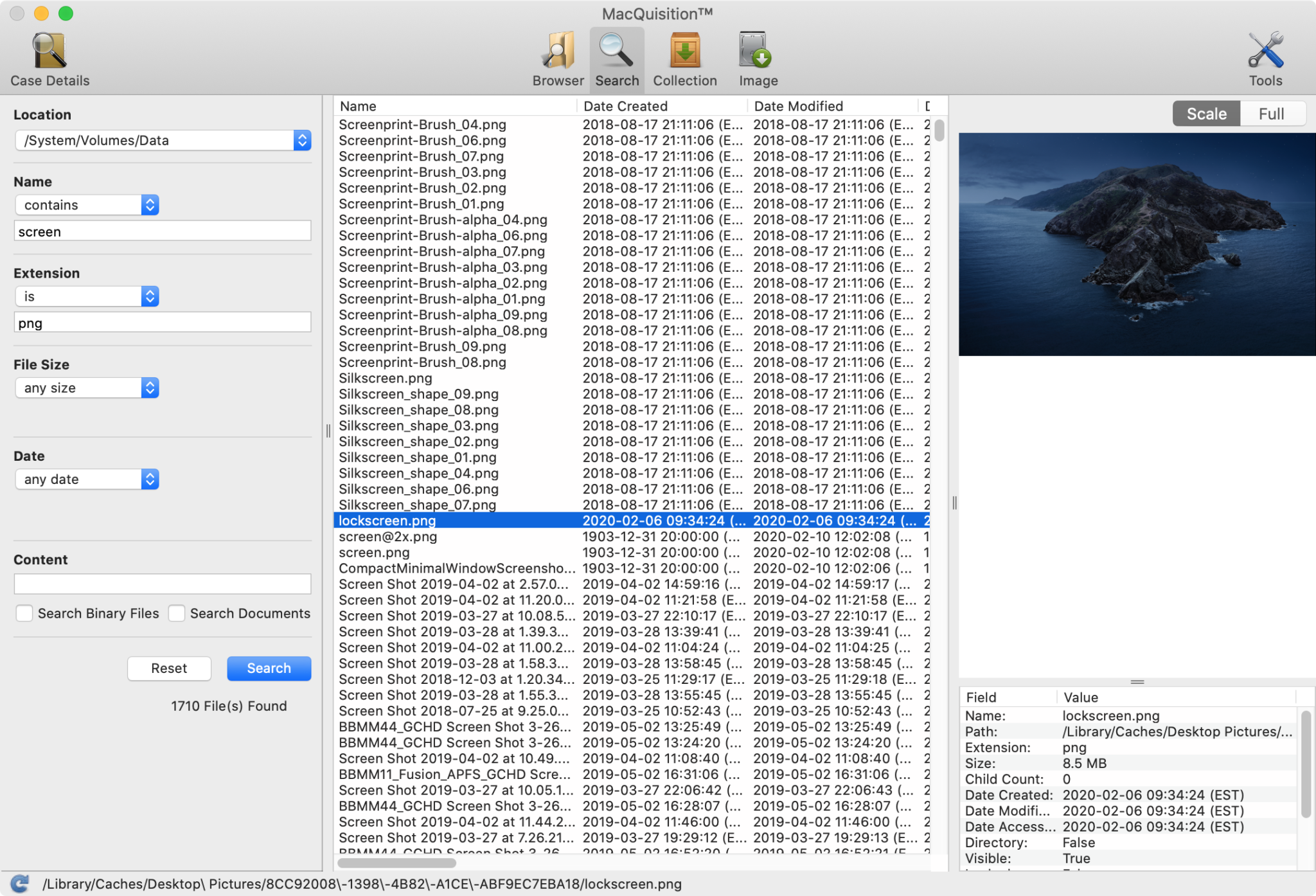 Digital Collector（旧MacQuisition）の製品詳細 | クオリティネット サイバーフォレンジック事業部
